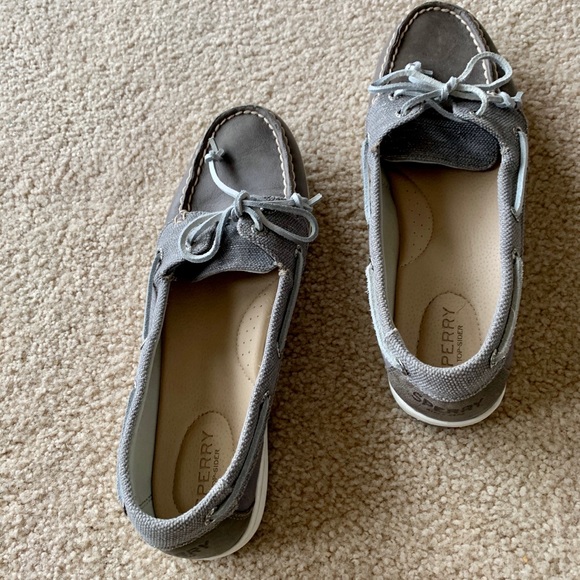 Sperry | Shoes | Brand New Womens Authentic Grey Sperrys Size | Poshmark